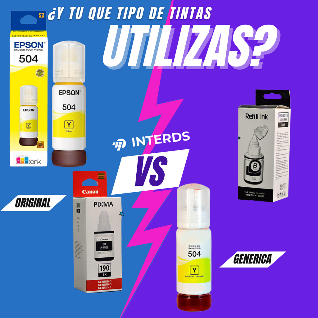 Tintas Originales vs. Genéricas: ¿Cuál es la Mejor Opción para tu Impr ...