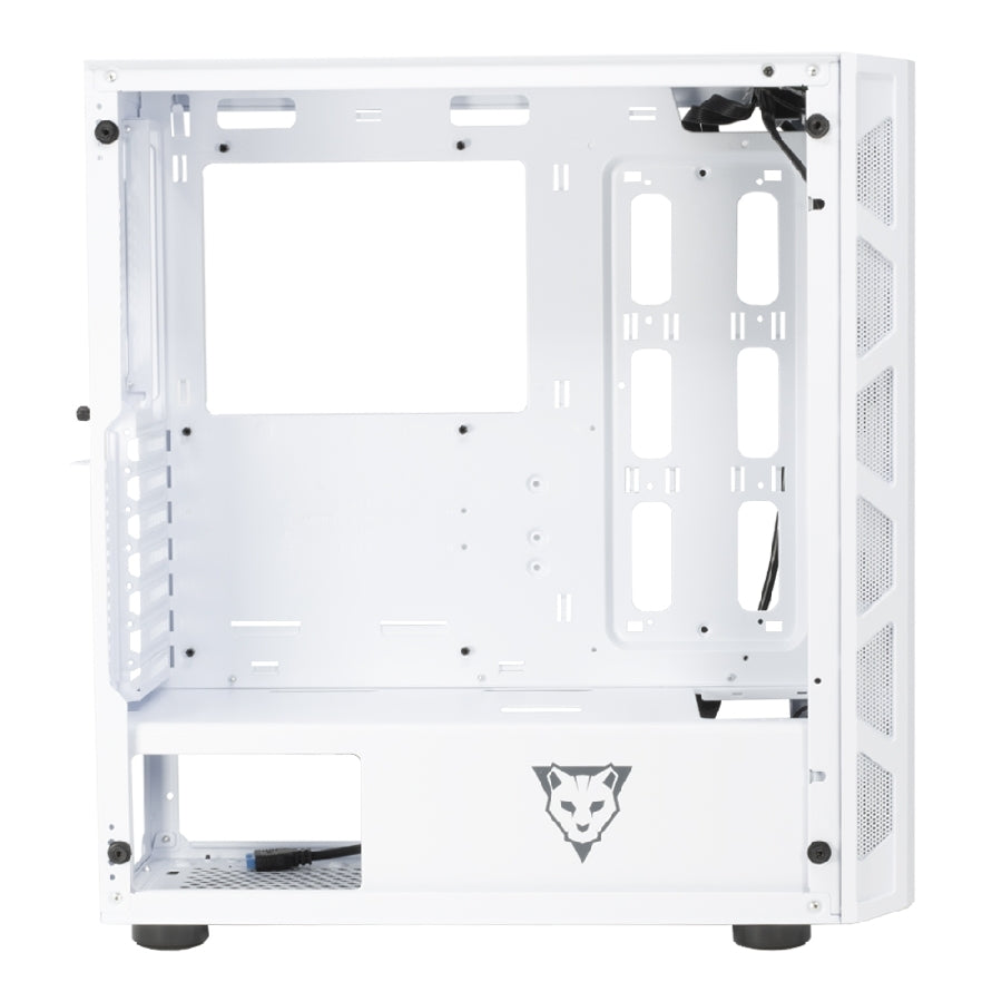 Gabinete Ocelot Gaming Og-C White Blixard, Soporta Tarjetas E-Atx, Atx